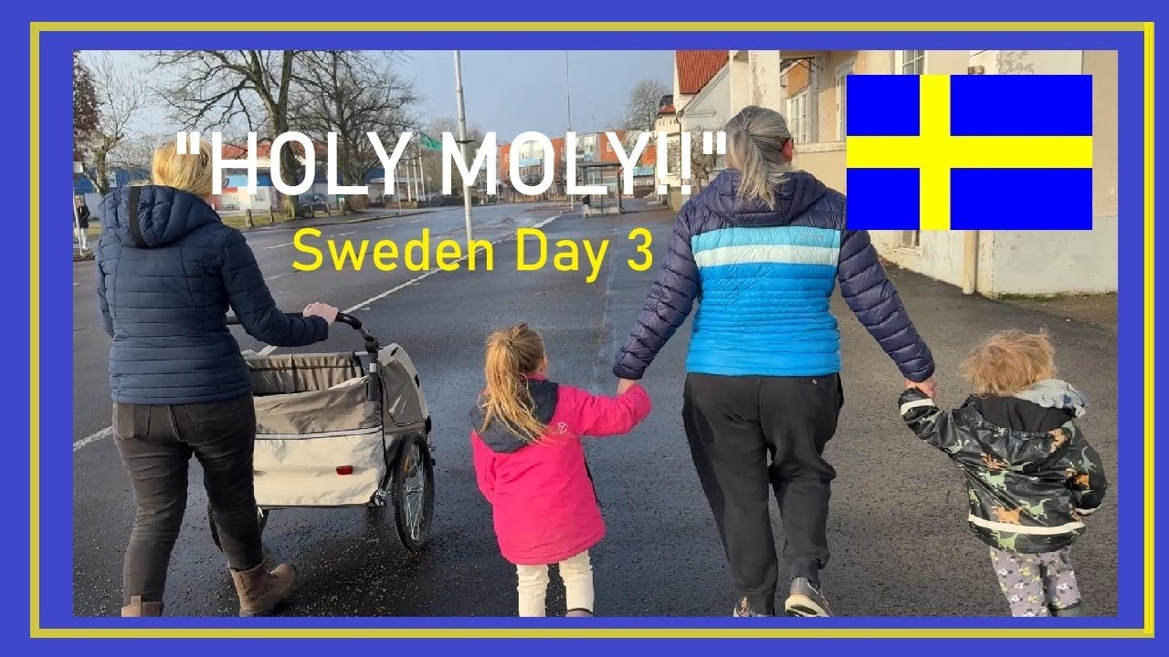 "HOLY MOLY!" Day 3 In Sweden - Building Forts, Dancing, Sticky Faces ...