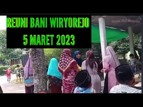 REUNI BANI WIRYOREDJO BLITAR 5 MARET 2023 || Menjelang Puasa Ramadhan 2023 - YouTube