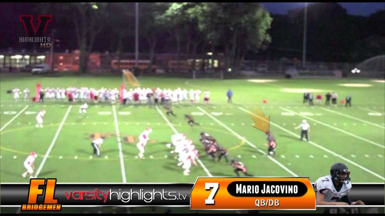 Mario Jacovino 2011 Football Highlights (Fort Lee Bridgemen) - YouTube
