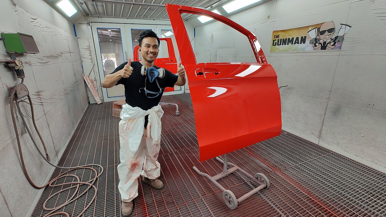 Spray Painting Training - YouTube