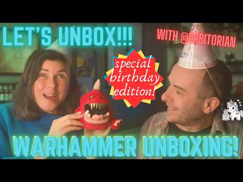 Birthday Unboxing of Warhammer Books With Arbitor Ian