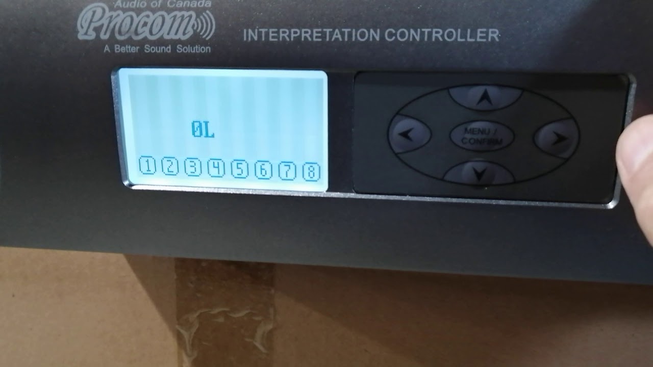 Procom audio main controller how to cancel the floor return. - YouTube