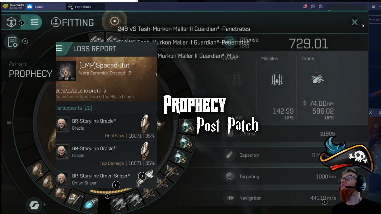 Eve Echoes: Prophecy Loss | T8 Story Mission Post Patch - YouTube