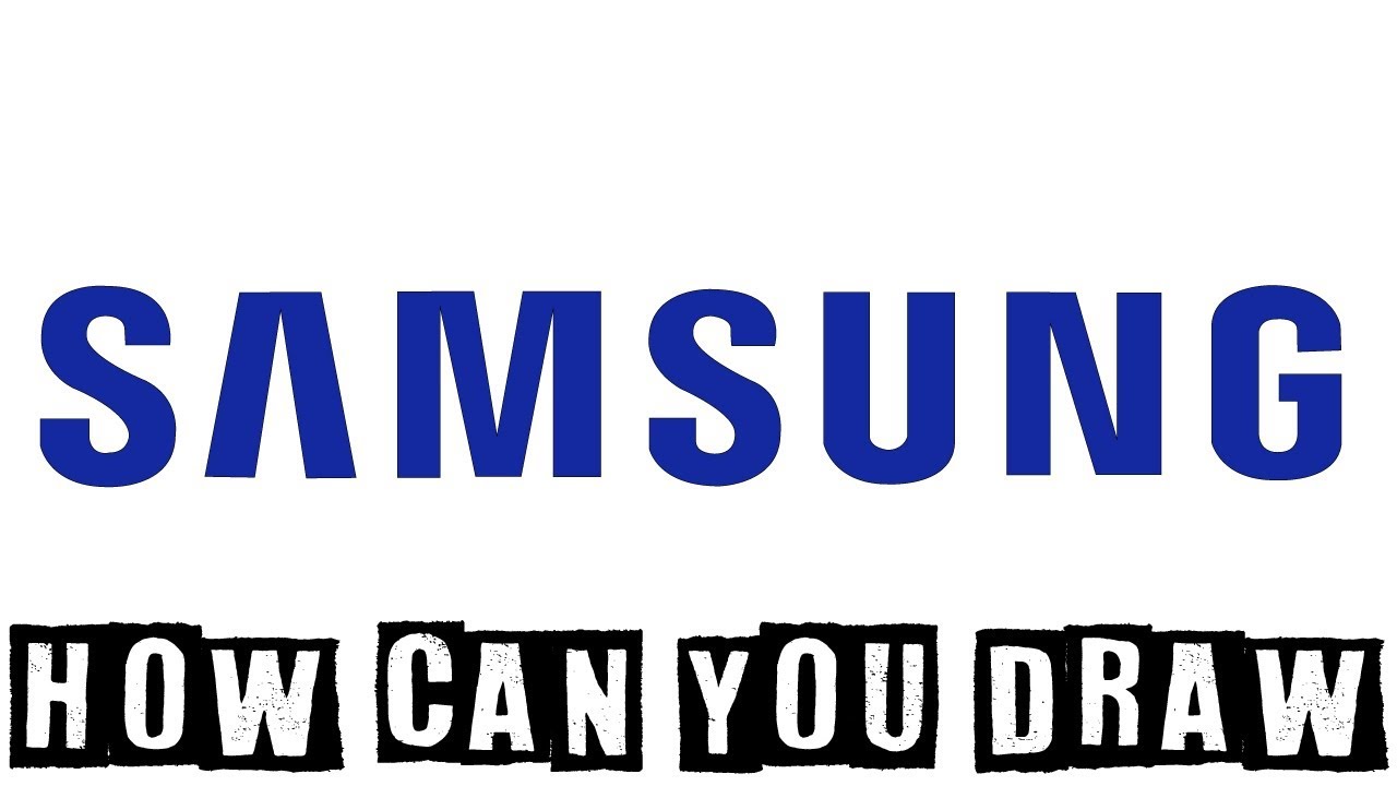 How Can You Draw SAMSUNG Logo? - YouTube