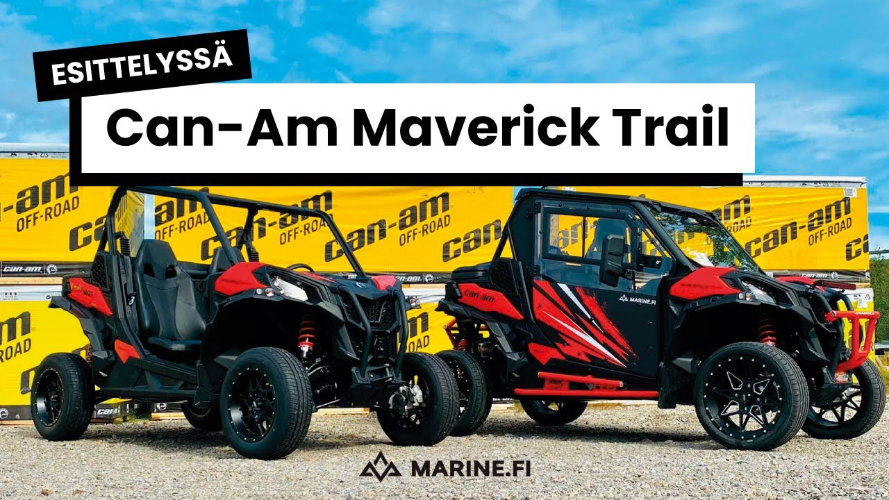 Can-Am Maverick Trail 700 Walkaround / Marine - YouTube