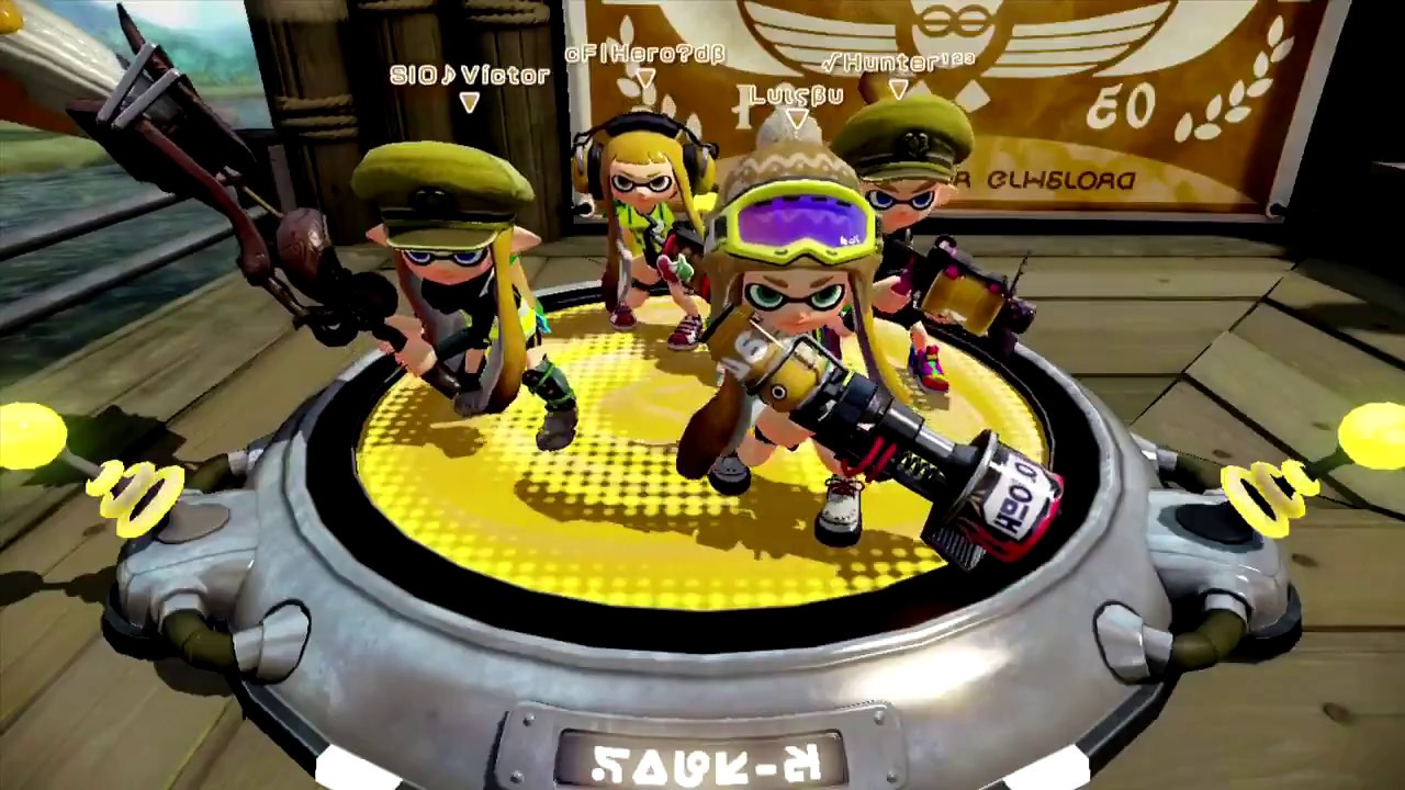 Squid Colosseum Games (Octobrush Gameplay) - YouTube