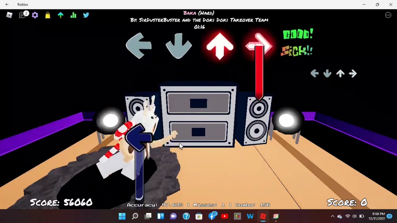 BAKA FNF ROBLOX - YouTube