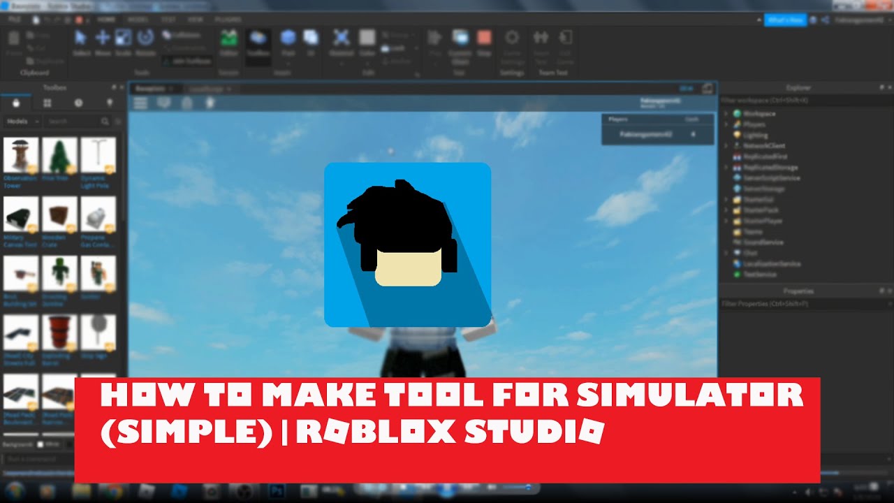 How to make tool for Simulator Games|ROBLOX Studio - YouTube