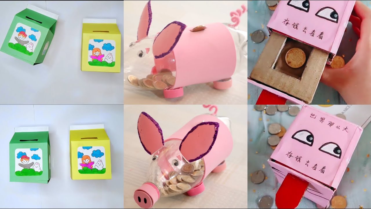 How to Make Coin Bank | Piggy Bank with Plastic Bottle | easy and ...