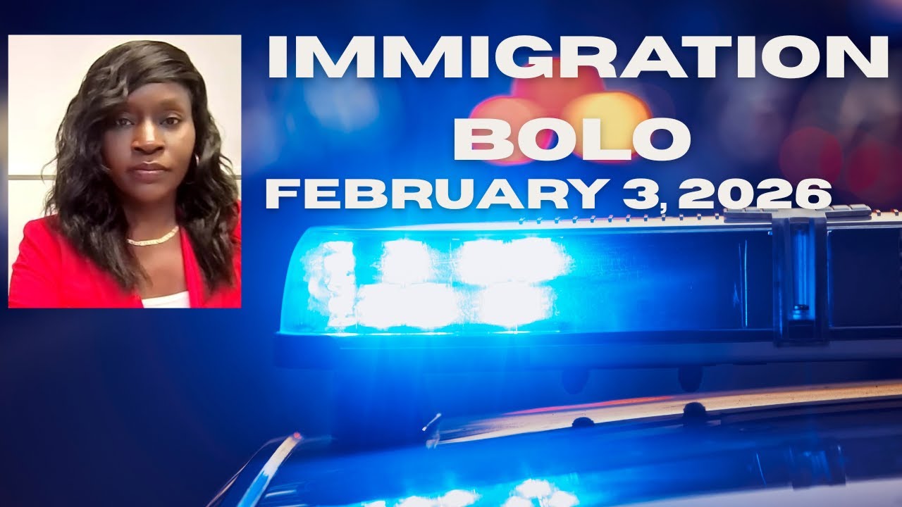 Immigration BOLO (Form G-56) - YouTube