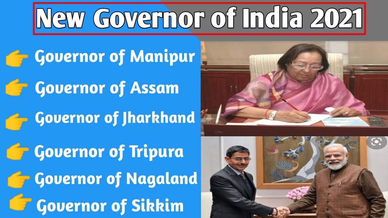 New Governor of India for All Competitive Exams | New Governor of India ...