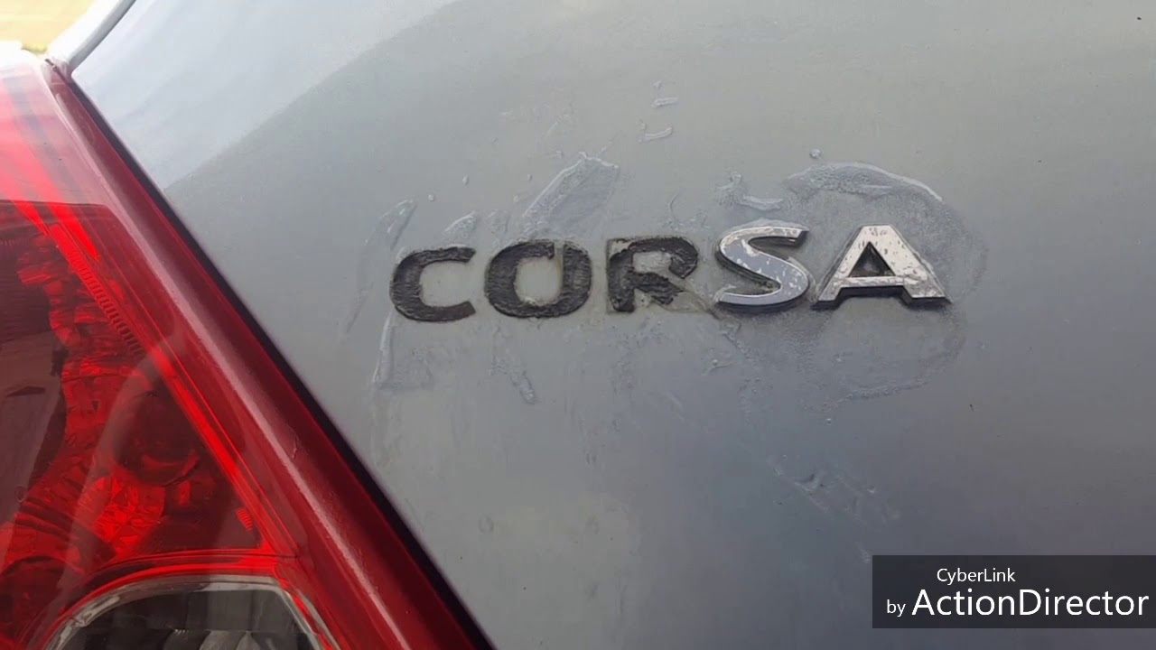 HOW TO DEBADGE MY CORSA D - YouTube