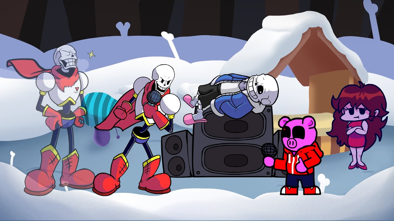 FNF VS Papyrus - YouTube