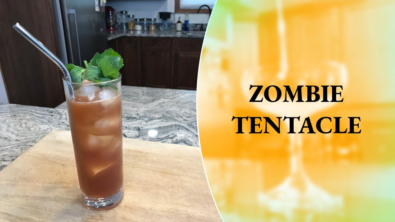 How to Make the Zombie Tentacle (from Kraken Rum) - Rum Cocktail ...