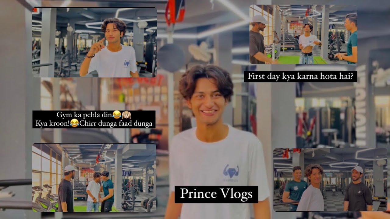 Kya kroon?😂 Gym ka pehla din | Prince Vlogs | Diamond Gym CHURU | Rajasthan - YouTube