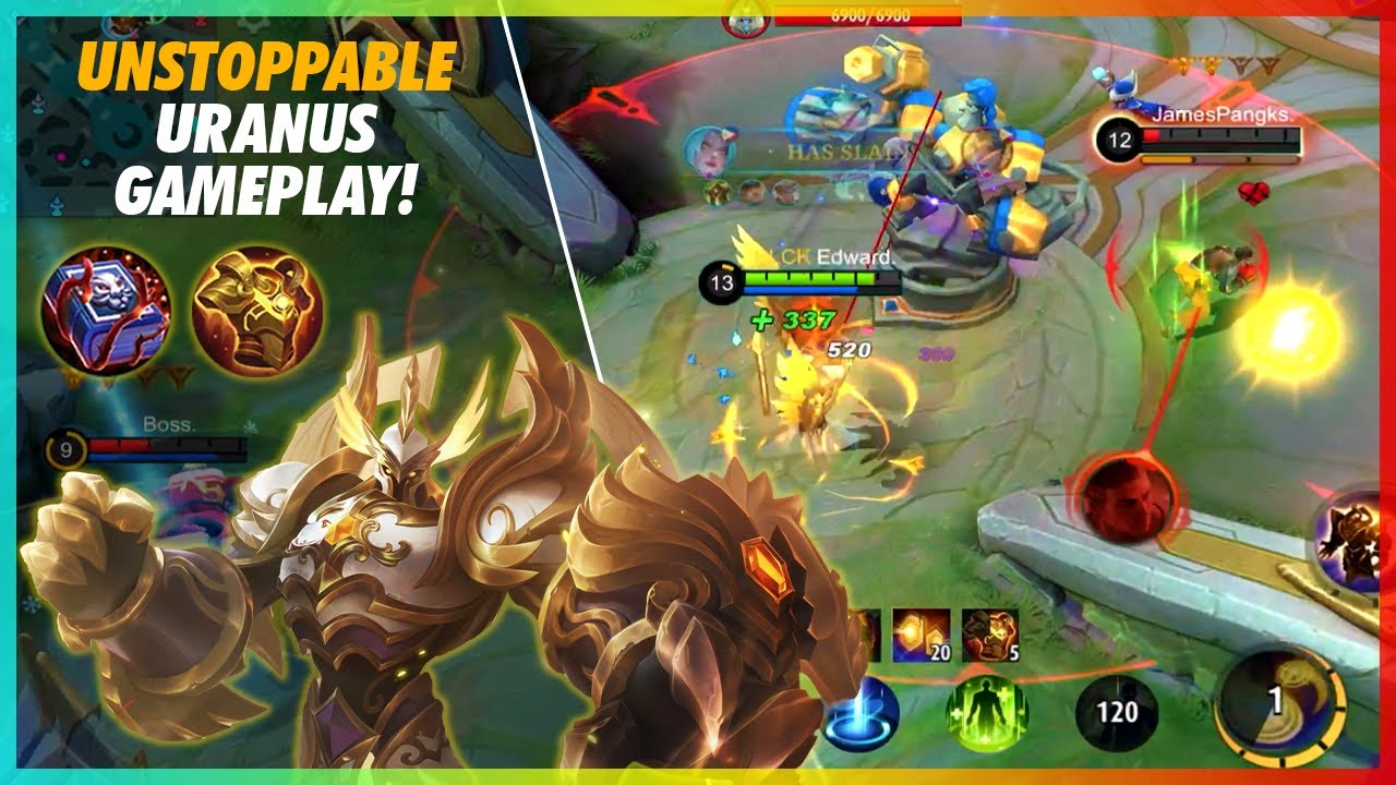 URANUS MVP IN THE EXP LANE??? | EDWARD MLBB - YouTube