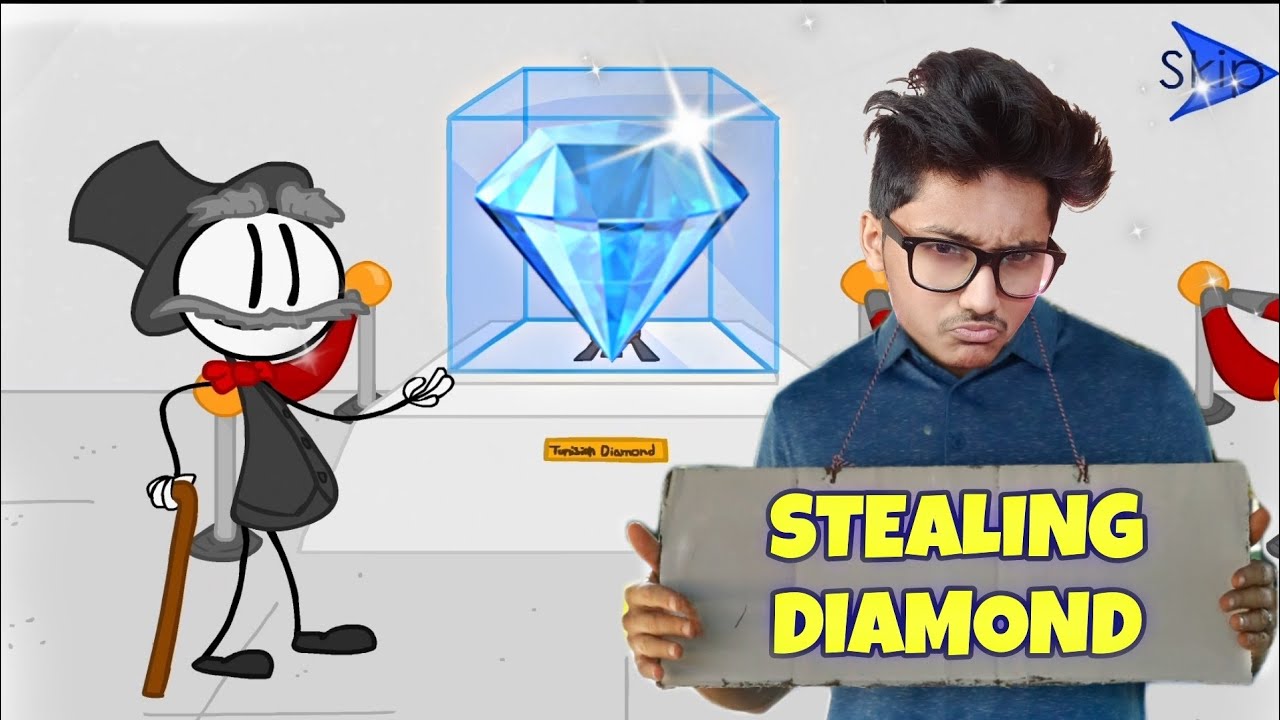 HENRY STICKMIN STEALING THE DIAMOND | HENRY STICKMIN STEALING THE ...