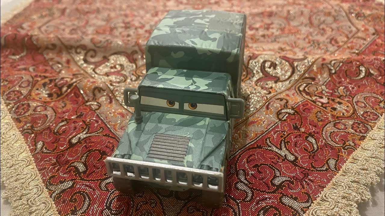 Disney Pixar Cars Toons Diecast Corporal Kim - YouTube