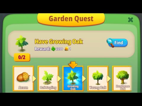 Merge Gardens Have Growing Oak - YouTube