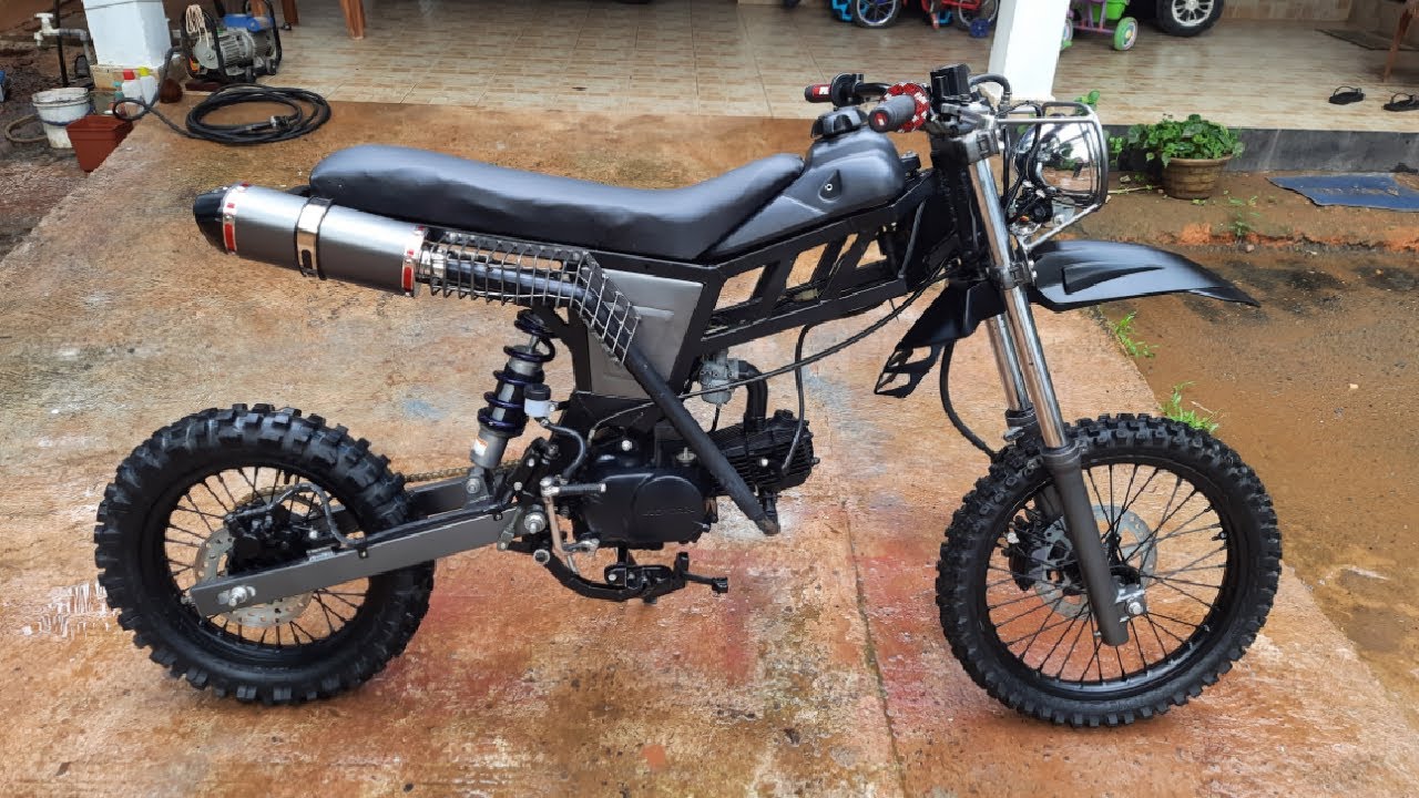 Home made Dirt Bike Riding after Build - YouTube