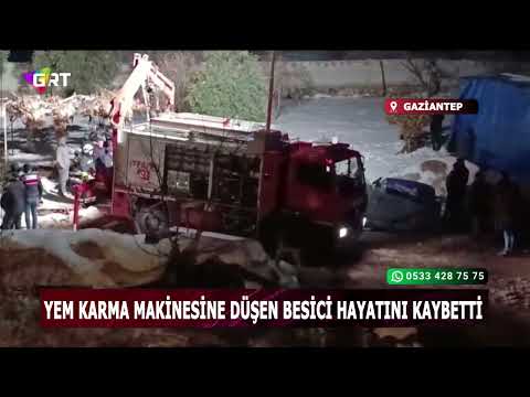Gaziantep’te feci ölüm: Yem karma makinesine düşen besici hayatını kaybetti