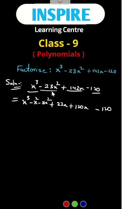 Factorisation Of Polynomials Class 9 Important Questions #factorization ...
