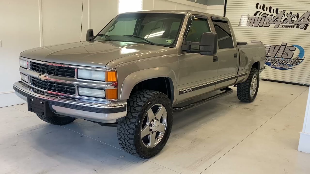 2000 Chevrolet Silverado 2500 Classic Body Style Crew Cab Short Bed 4x4 ...