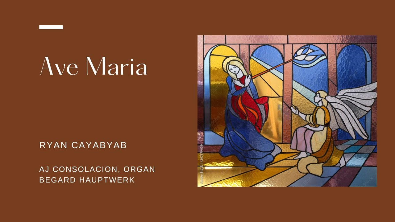 Ave Maria by Ryan Cayabyab I Bégard hauptwerk - YouTube