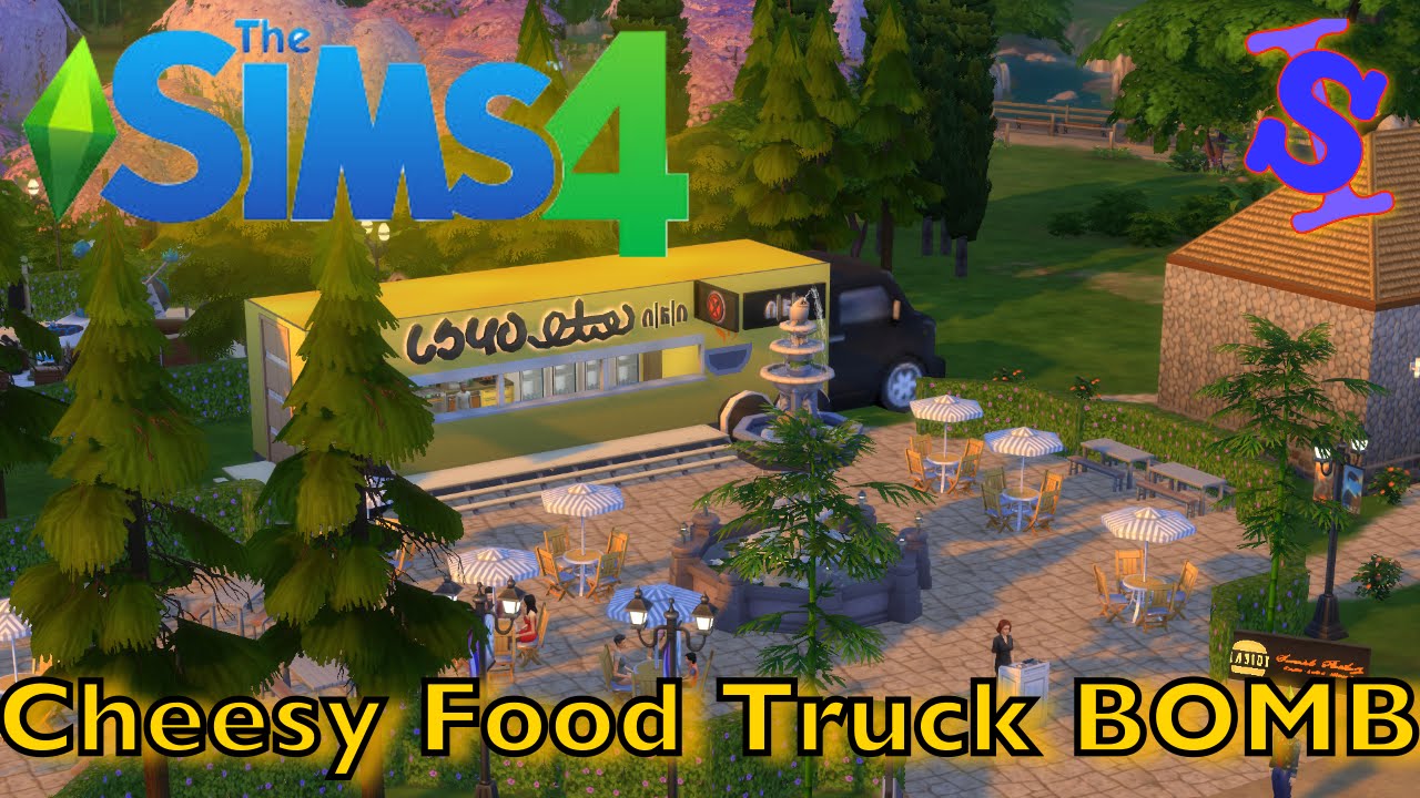 The Sims 4 Building a Cheesy Food Truck Bomb - YouTube