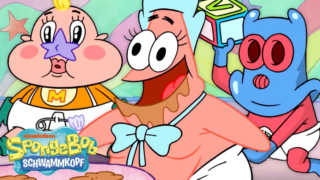 Die Patrick Star Show | Alle BABY-Momente der Patrick Star Show 🍼 ...