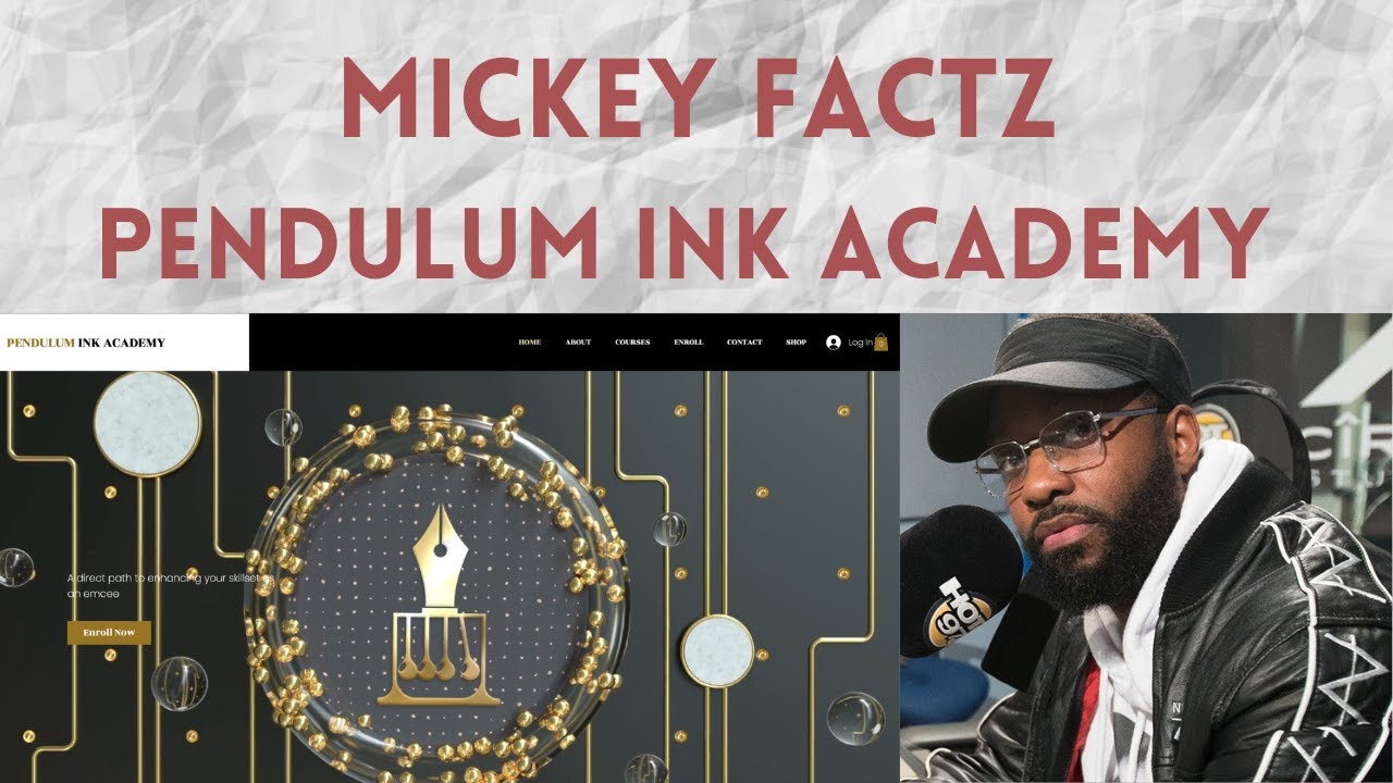 Mickey Factz Talks "Pendulum Ink" Academy for Hip Hop | Lyricism - YouTube