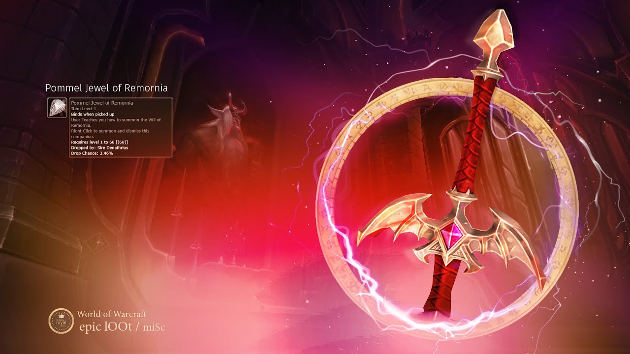 Will of Remornia PET! from Sire Denathrius (on any difficulty) - YouTube