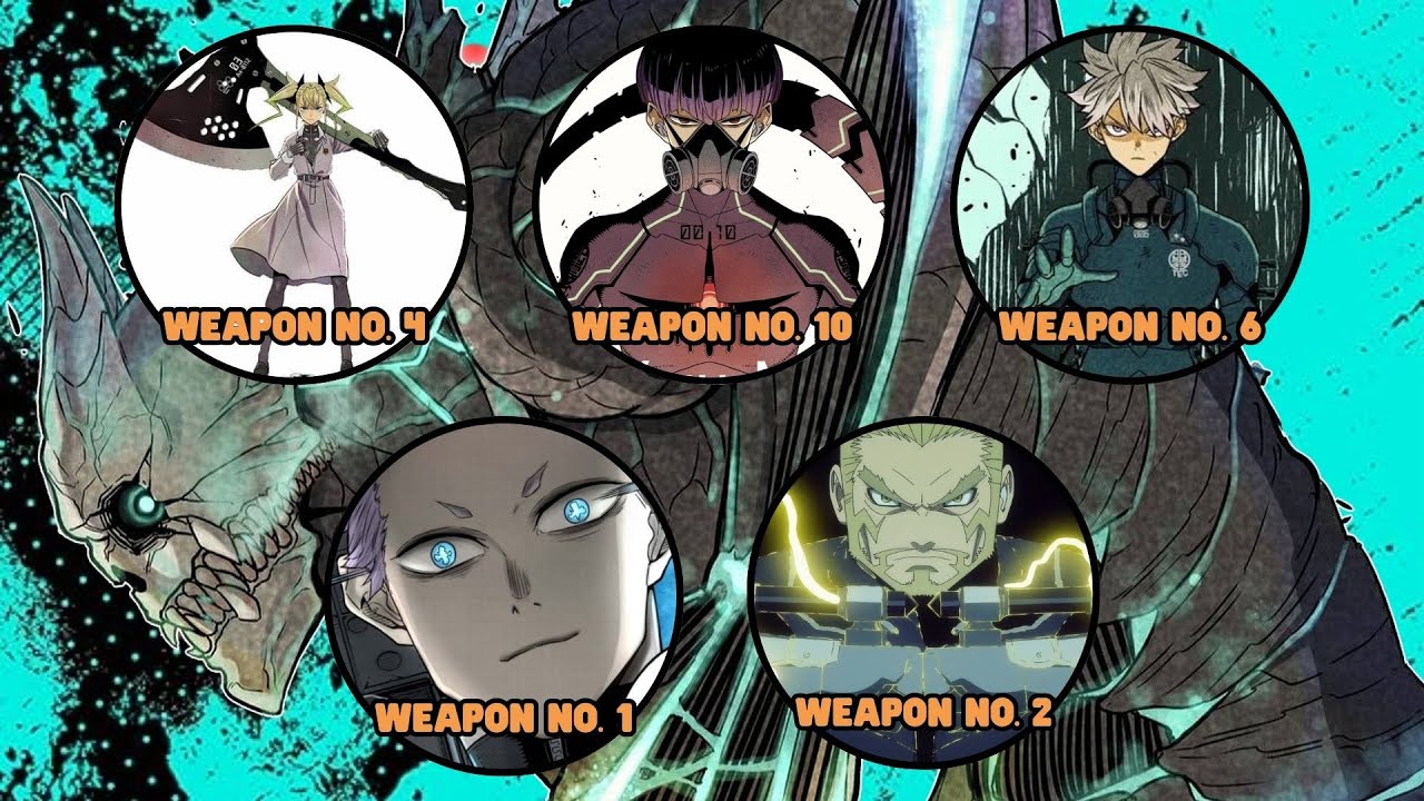 Every Kaiju No. 8 Numbered Weapons Explained In 3 Minutes - YouTube