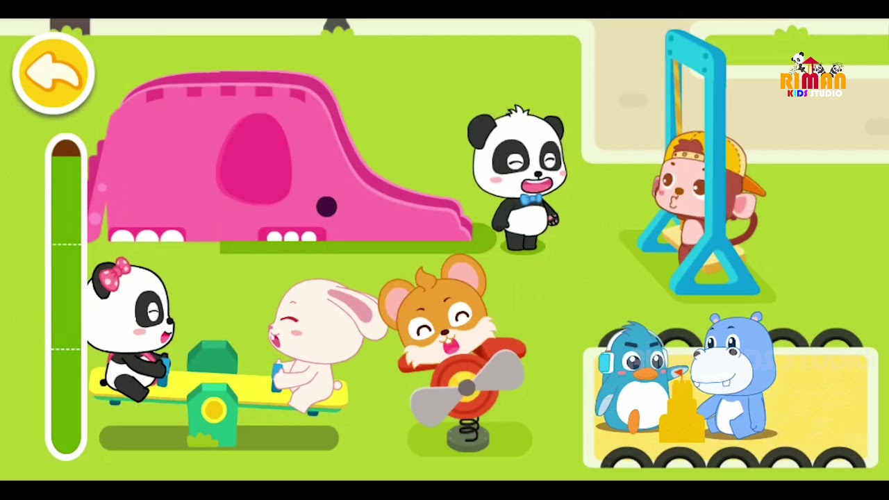 Baby bus game play 5 Toddler game - YouTube