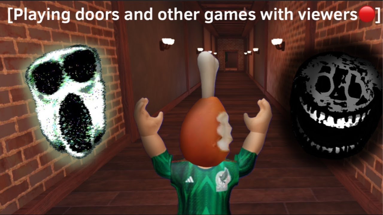 playing doors and some other games with viewers! - YouTube