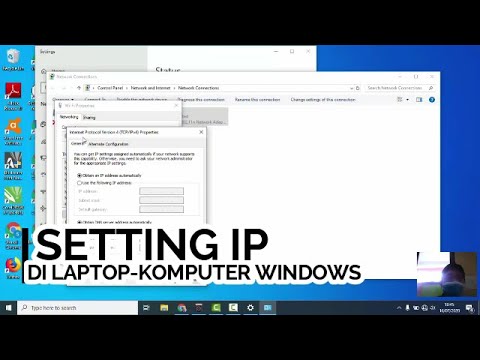 CARA SETTING IP di Laptop / Komputer Windows - YouTube