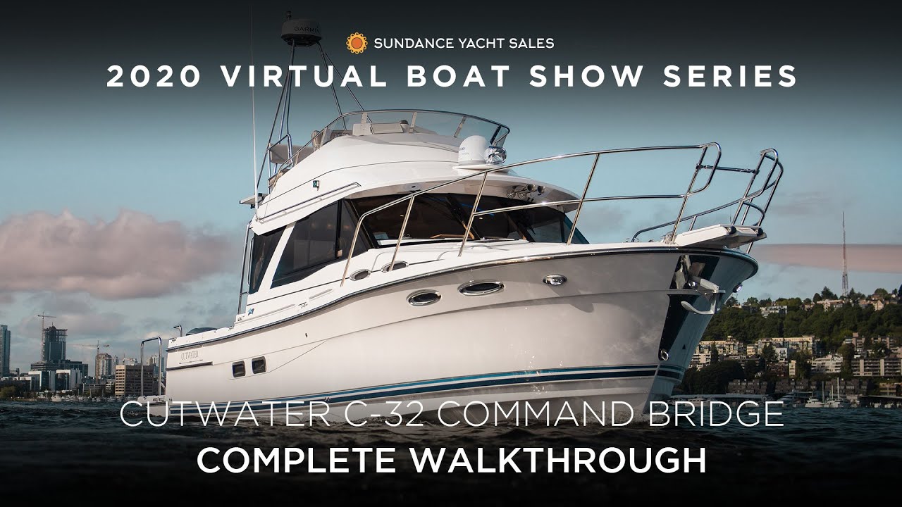 Cutwater C-32 Command Bridge | Complete Walkthrough | Sundance Yachts ...