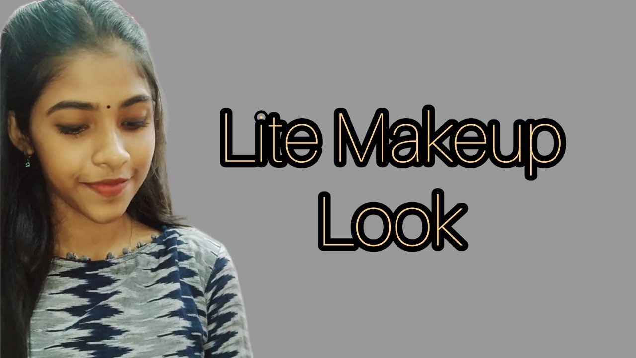 simple Light Makeup Look - YouTube