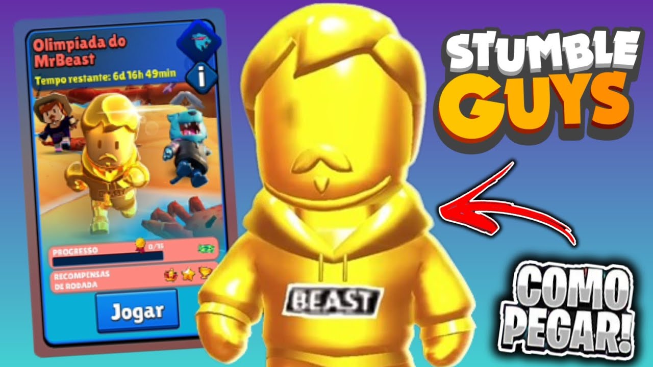 COMO GANHAR O "GOLD JIMMY" DE GRAÇA! - Stumble Guys - YouTube