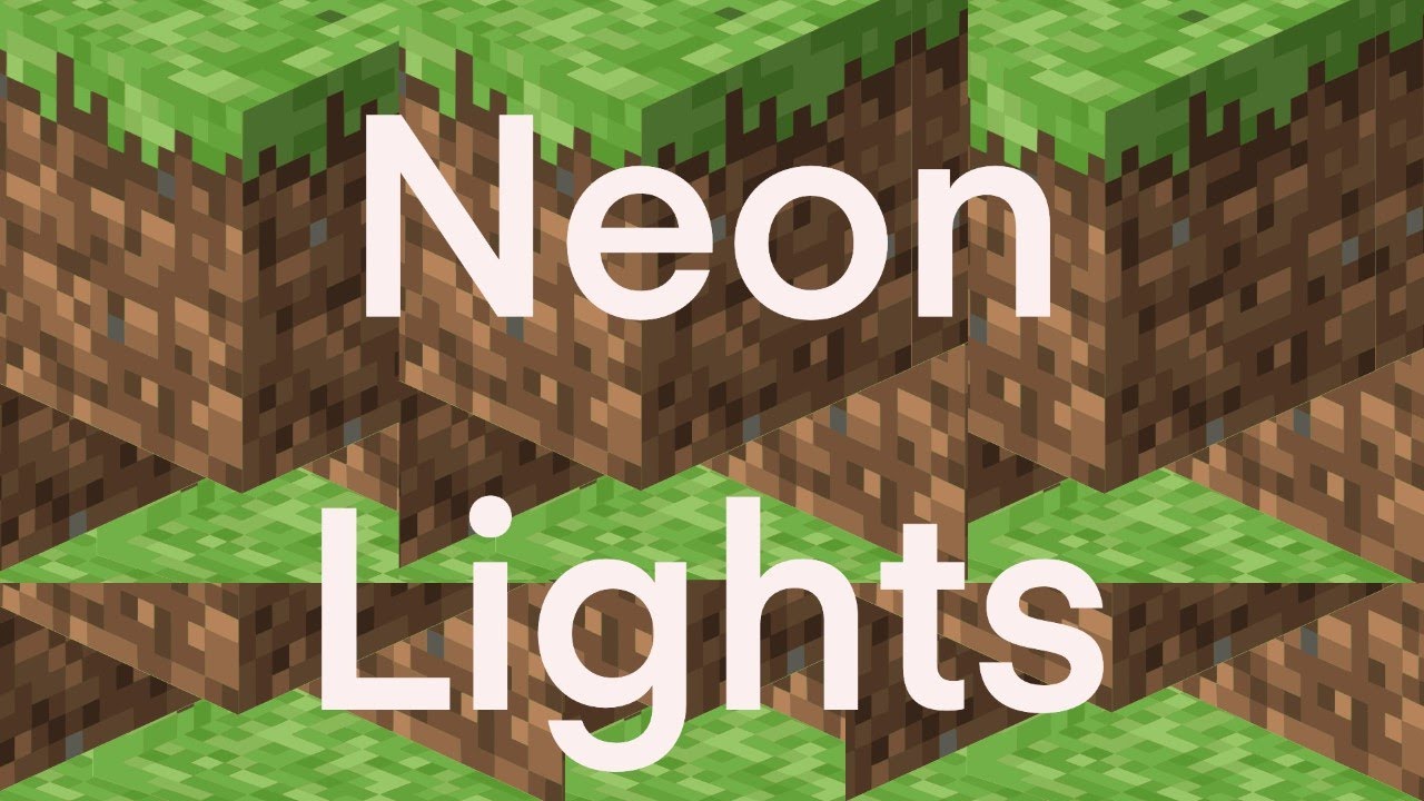 Music Craft (music minecraft) : Neon Lights (Luces neón) - YouTube