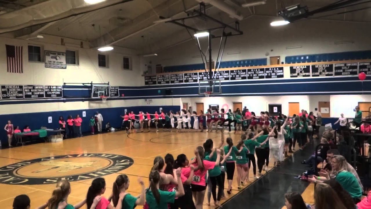 4th Annual Dance Marathon Cape Cod Conga Line - YouTube