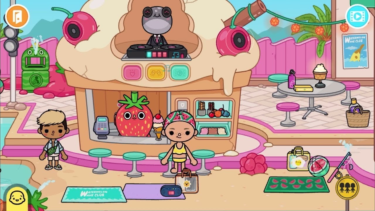 Toca Boca Life World | Watermelon Wave Club Secrets - YouTube