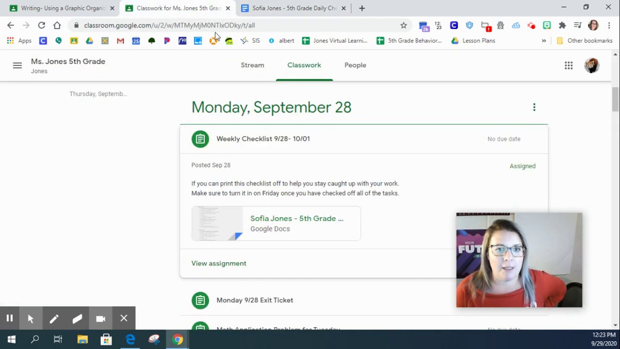 Parent Tutorial on how to check google classroom for student work ...