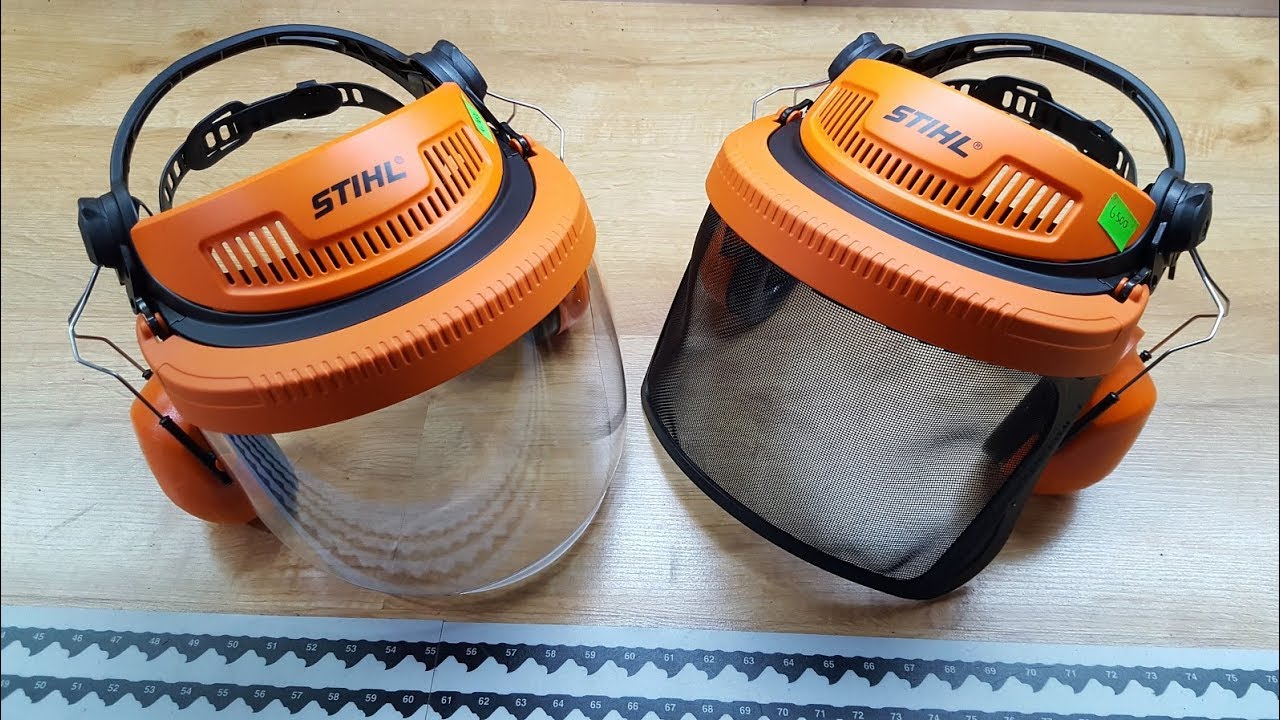 Osłony twarzy i słuchu G500 oraz G500 PC STIHL / Mask G500 and G500 PC ...