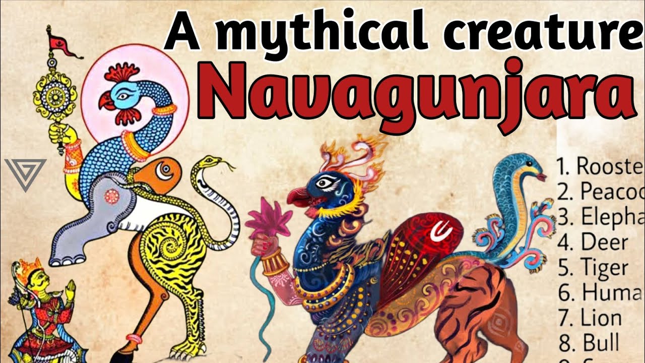 Mythical Creature Navagunjara | Manifestation of lord Krishna ...