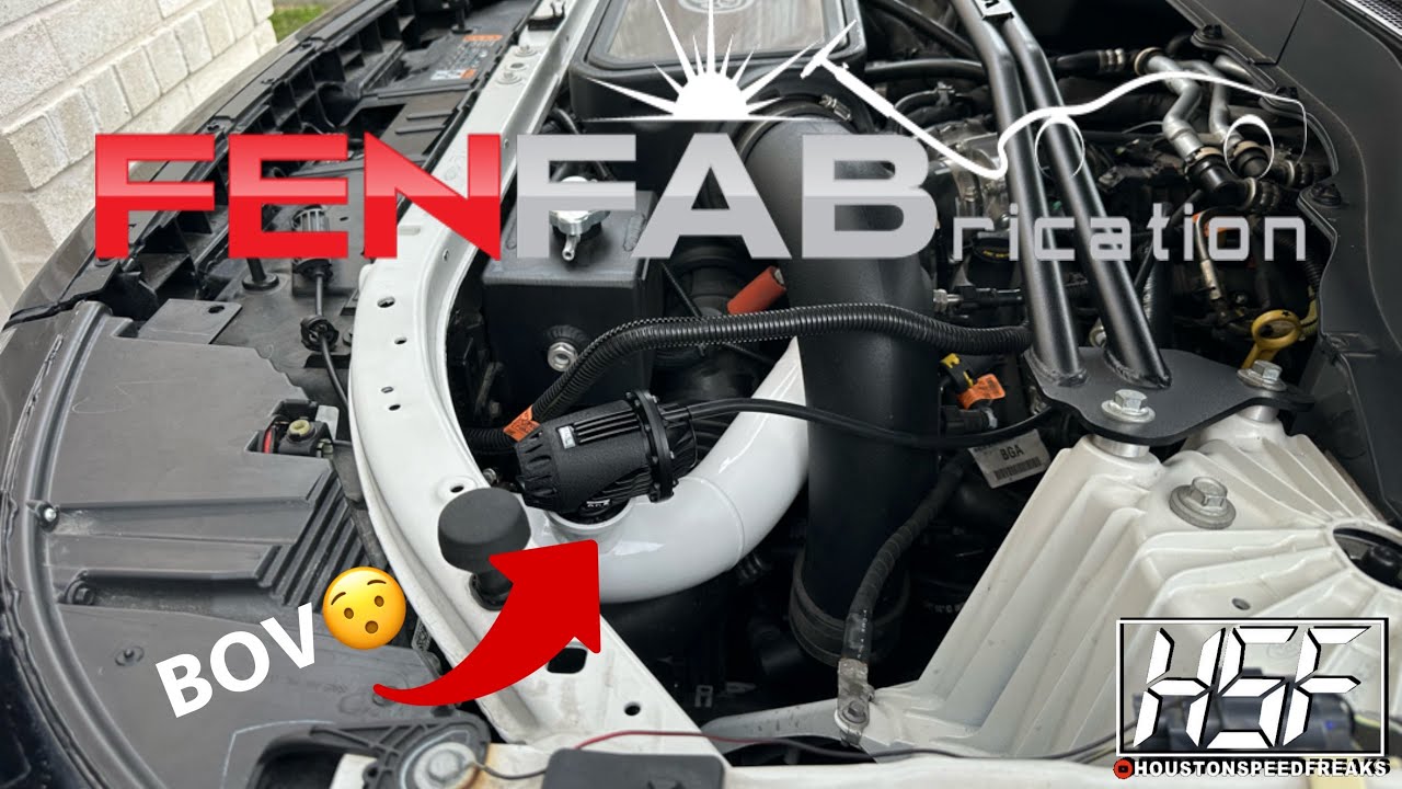 Explorer ST FenFab Cold Side Charge Pipe With BOV Install - YouTube
