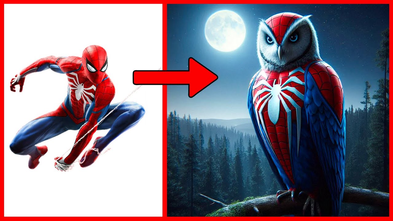 AVENGERS But OWL🦉😮SUPERHEROES🔥All Characters (marvel & DC) 2024💥 - YouTube