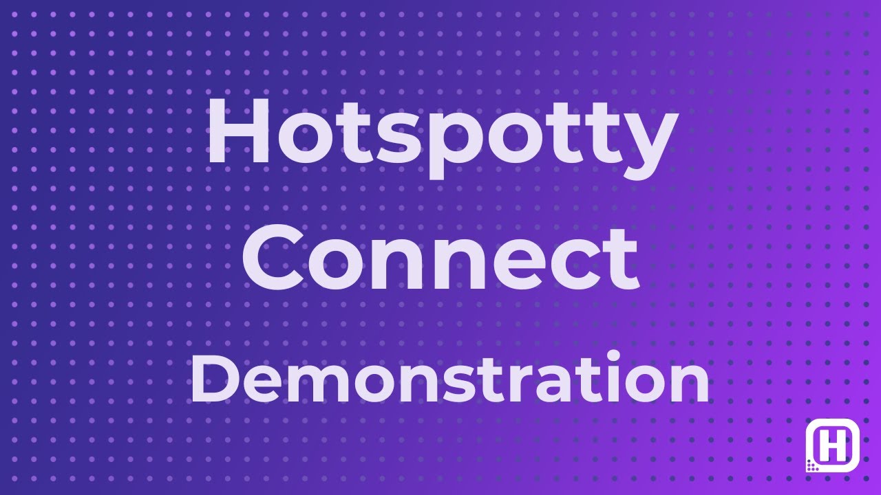 Hotspotty Connect (mobile application) Demonstration - YouTube
