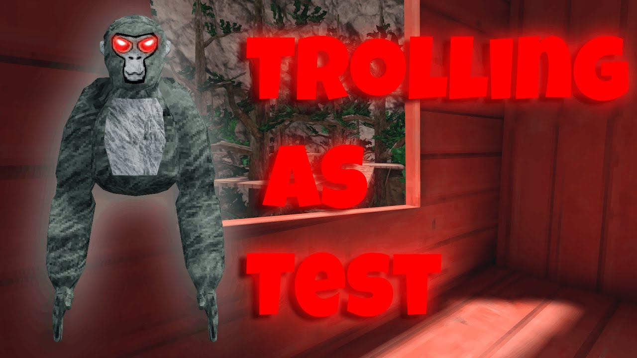 Trolling As The New Gorilla Tag Ghost (Test - YouTube
