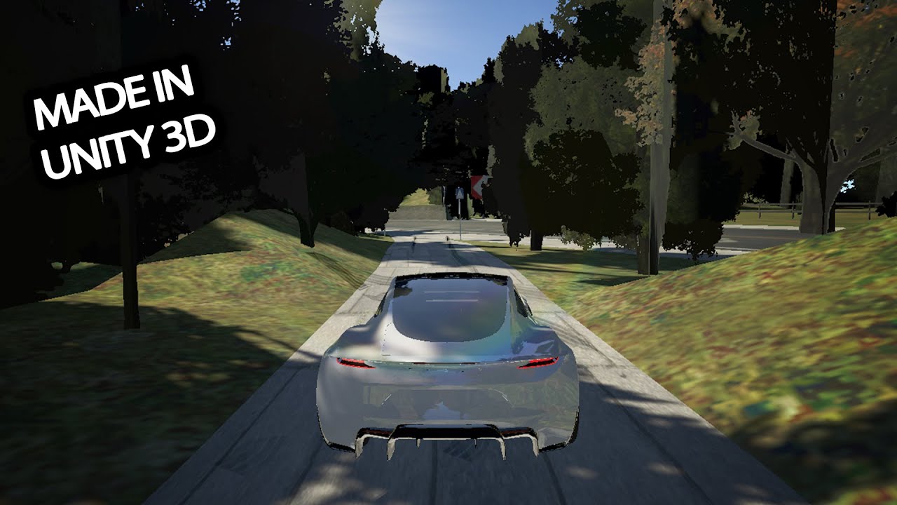 Unity Racing Game Project Gameplay - Tesla Roadster 2021 - YouTube